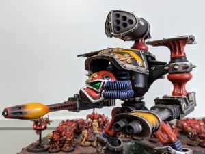 Warhammer 40k Armorcast Reaver and Warhound Titans, Legio Ignatum (Fire ...